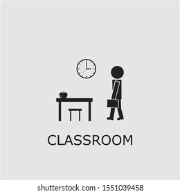 Professional Vector Classroom Icon Classroom Symbol: เวกเตอร์สต็อก ...
