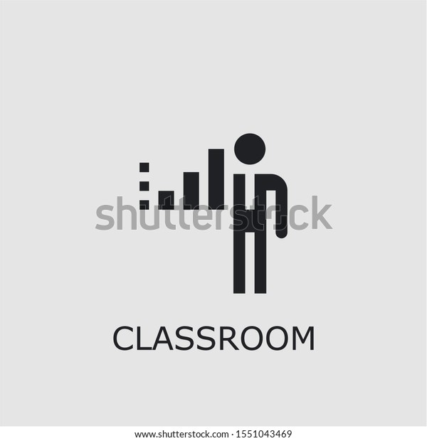 Professional Vector Classroom Icon Classroom Symbol: vector de stock ...