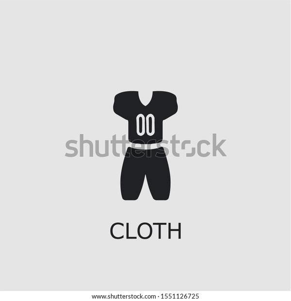 Professional Vector Cloth Icon Cloth Symbol Stock Vector (Royalty Free ...