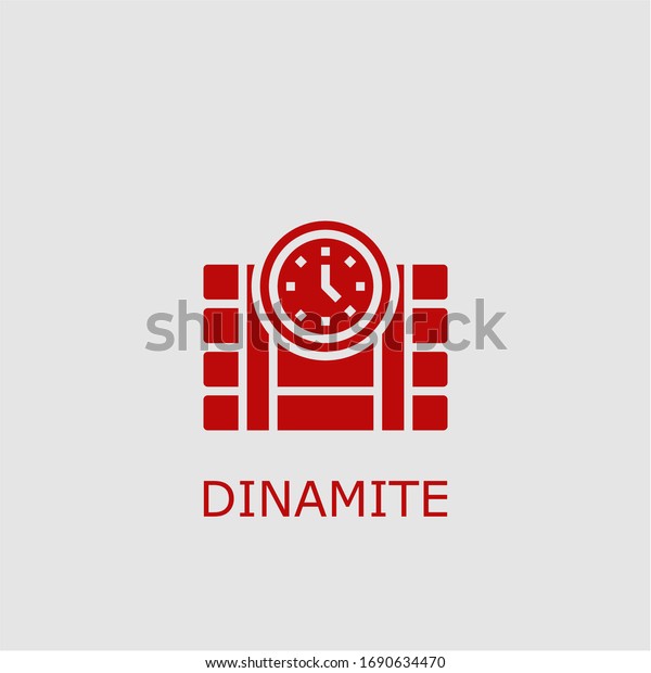 Professional Vector Dinamite Icon Dinamite Symbol Stock Vector (Royalty ...
