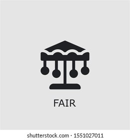 Vektor Stok Professional Vector Fair Icon Fair Symbol (Tanpa Royalti ...