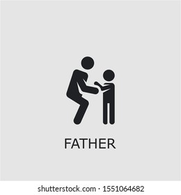 Vektor Stok Professional Vector Father Icon Father Symbol (Tanpa ...