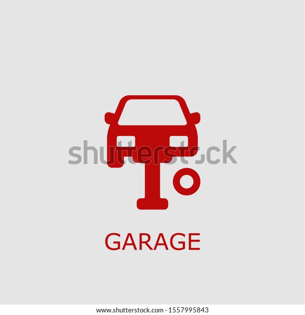 Professional Vector Garage Icon Garage Symbol Stock Vector (Royalty ...
