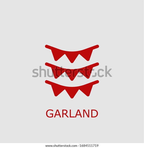 Professional Vector Garland Icon Garland Symbol Stock Vector (Royalty ...