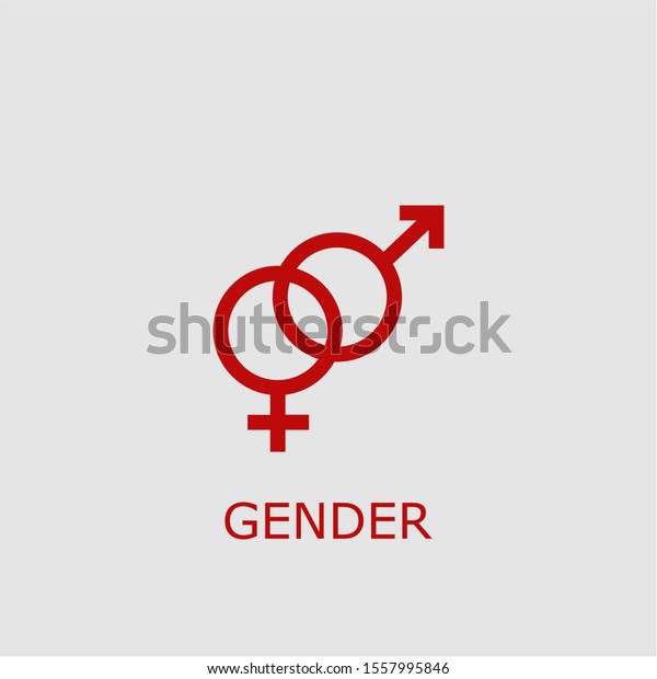 Professional Vector Gender Icon Gender Symbol Stock Vector (Royalty ...