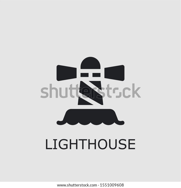 Professional Vector Lighthouse Icon Lighthouse Symbol Stock Vector ...