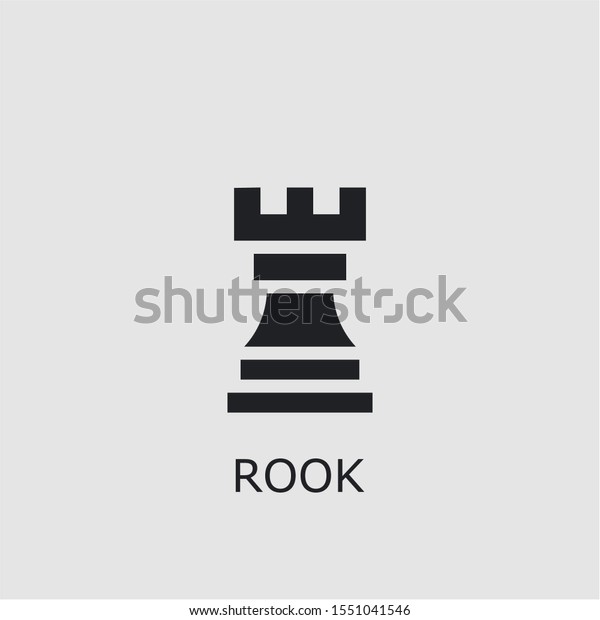 Professional Vector Rook Icon Rook Symbol Stock Vector (Royalty Free ...
