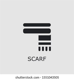 Professional Vector Scarf Icon Scarf Symbol Stock Vector (Royalty Free ...