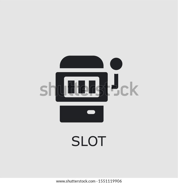 Professional Vector Slot Icon Slot Symbol Stock Vector (Royalty Free ...