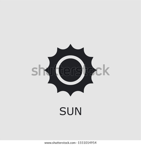 Professional Vector Sun Icon Sun Symbol Stock Vector (Royalty Free ...