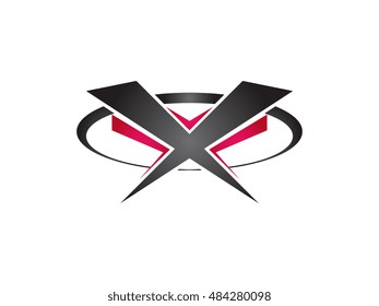 Professional X X Warrior Logo Stock Vector (Royalty Free) 484280098 ...