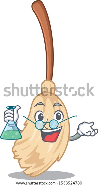 Professor Broom Cartoon Shape Stock Vector (Royalty Free) 1533524780 ...