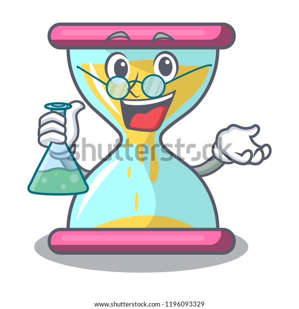 Professor Cartoon Hourglass Stock Vector (Royalty Free) 1196093329 ...
