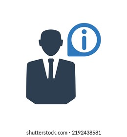 Profile Details Icon Information Icon Stock Vector (Royalty Free ...