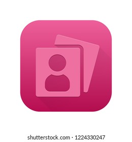 Profile Gallery App Icon Stock Vector (Royalty Free) 1224330247 ...