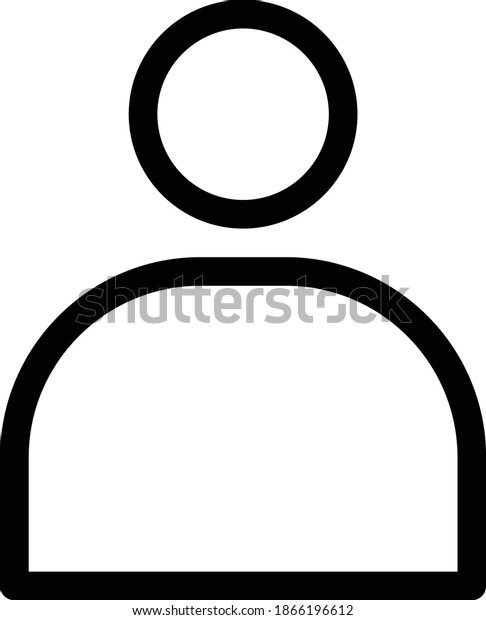 Profile Icon Logo Illustrator Stock Vector (Royalty Free) 1866196612 ...