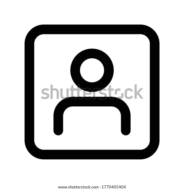 Profile Icon Logo Template Illustration Design Stock Vector (Royalty ...