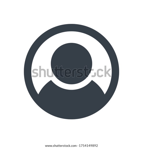 Profile Icon Online Profile Icon Stock Vector (Royalty Free) 1754149892 ...