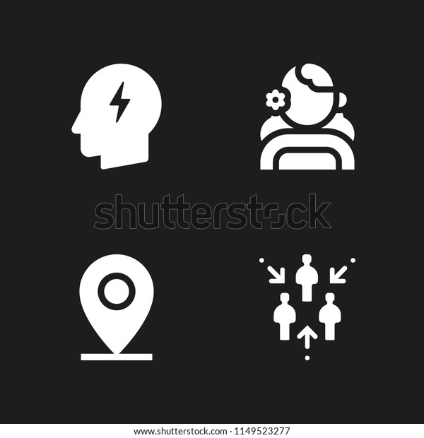 Profile Icon Set Head Placeholder People Stock Vector (Royalty Free ...