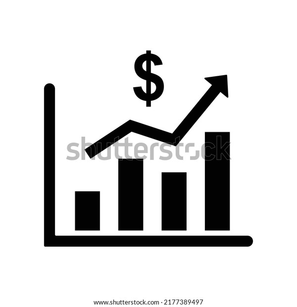 Profit Chart Business Icon Vector Stock Vector (Royalty Free ...