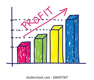 4,186 Increase graph doodle Images, Stock Photos & Vectors | Shutterstock