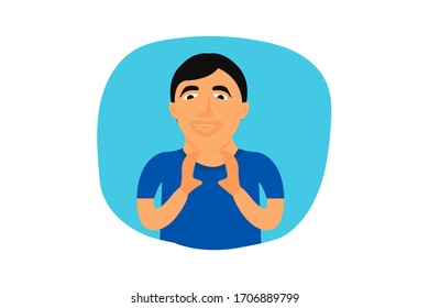 Program Presenter Man Vector Art Design Stock Vector (Royalty Free ...