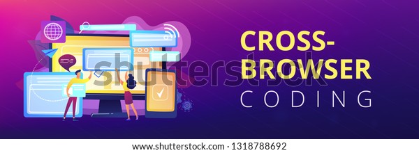 Programmers Browser Windows Pc Tablet Crossbrowser Stock Vector ... Programmers Browser Windows Pc Tablet Crossbrowser Stock Vector ...
