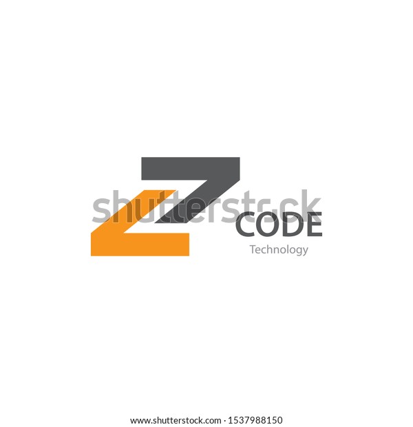 Programming Code Technology Logo Vector Template Stock Vector (royalty