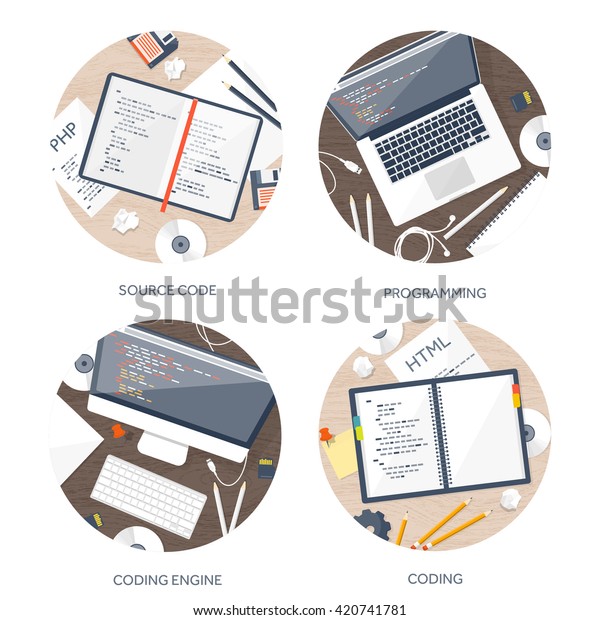 Programming Coding Backgroundflat Designprogram Source Codesoftware 库存 ... Programming Coding Backgroundflat Designprogram Source Codesoftware 库存 ...