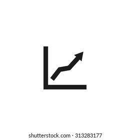 Progress Chart Icon Black Business Pictogram: เวกเตอร์สต็อก (ปลอดค่า ...