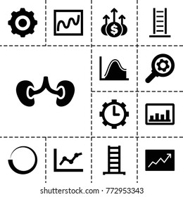Progress Icons Set 13 Editable Filled Stock Vector (Royalty Free ...
