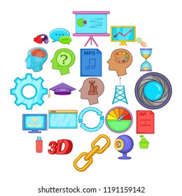 Progress Icons Set Cartoon Set 25 Stock Vector (Royalty Free ...