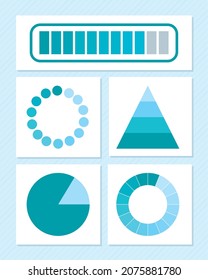 Progress Symbols Icon Set Design Stock Vector (Royalty Free) 2075881780 ...