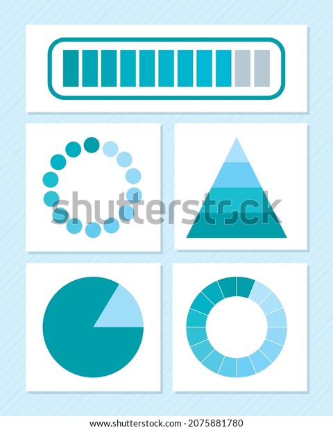 Progress Symbols Icon Set Design Stock Vector (Royalty Free) 2075881780 ...