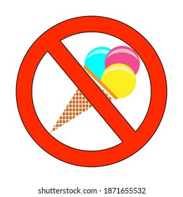 2,951 No ice cream sign Images, Stock Photos & Vectors | Shutterstock