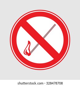 No Glasses Sign Restriction Icon Flat: vector de stock (libre de ...