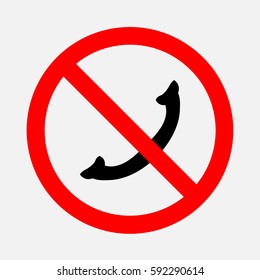 Prohibition Sign Do Not Call Stock Vector (Royalty Free) 592290614 ...