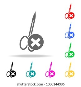 Prohibition Sign Passage Sharp Stabbing Things Stock Vector (Royalty ...