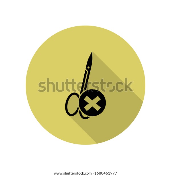 Prohibition Sign Passage Sharp Stabbing Things Stock Vector (Royalty ...