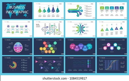 Project Infographic Design Template Set Stock Stock Vector (Royalty ...