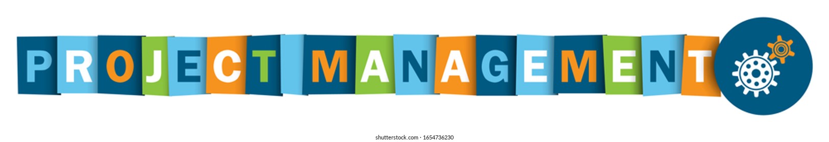 Strategic Management Colorful Vector Typography Banner Stock Vector ...