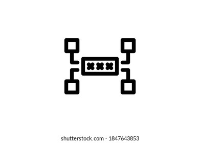 Project Management Icon Pass Key Stock Vector (Royalty Free) 1847643853 ...