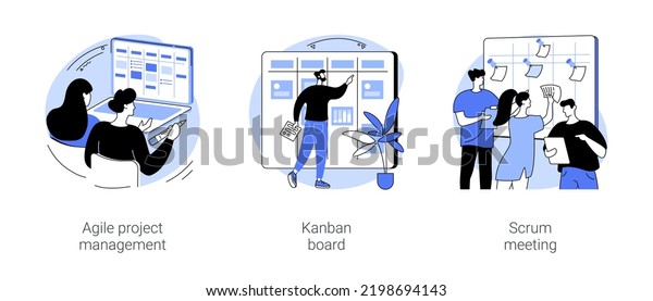 Project Management Isolated Cartoon Vector Illustrations Stock Vector ...