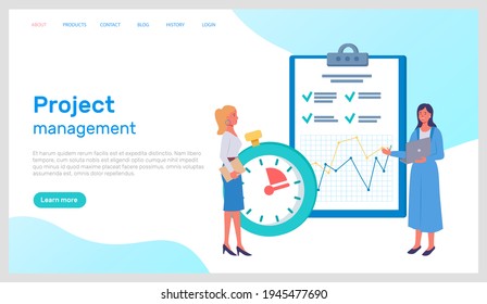 Project Management Office Team Planning Concept Stock Vector (Royalty ...