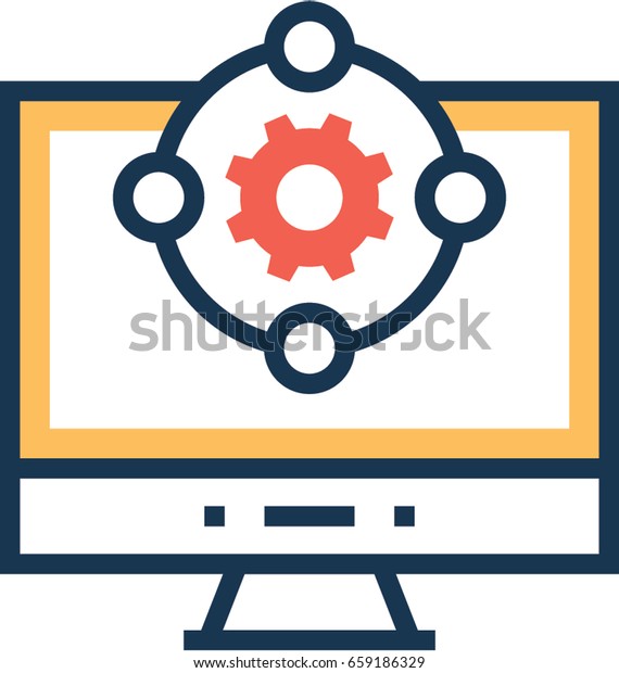 Project Review Vector Icon Stock Vector (Royalty Free) 659186329 ...