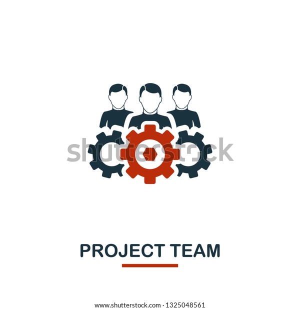 Project Team Icon Premium Style Design Stock Vector (Royalty Free ...