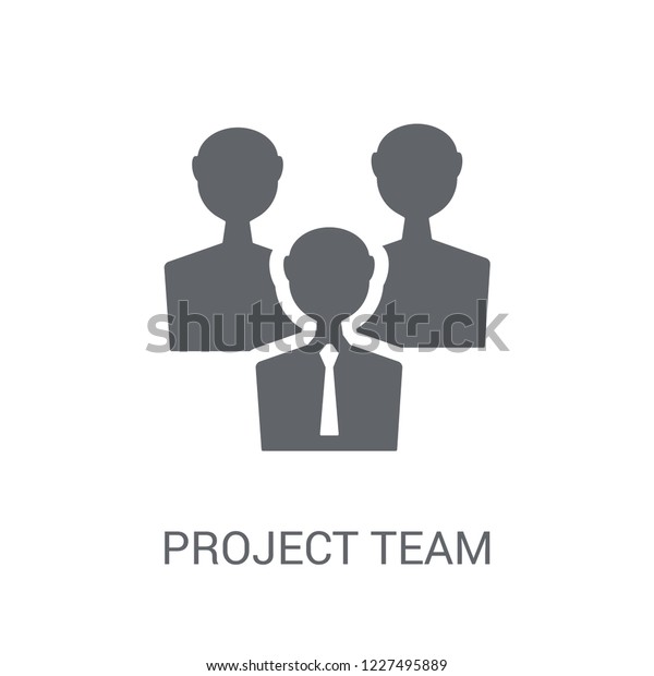 Project Team Icon Trendy Project Team Stock Vector (Royalty Free ...