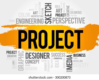 Project Word Cloud Business Concept Stock Vector (Royalty Free ...