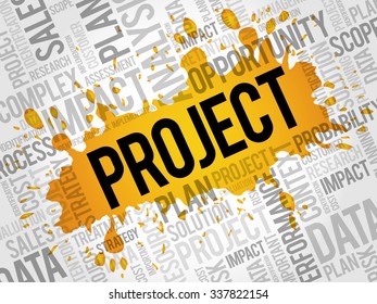 Project Word Cloud Business Concept Stock Vector (Royalty Free ...