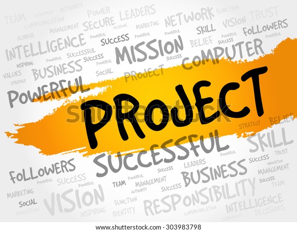 Project Word Cloud Business Concept Stock Vector (Royalty Free ...